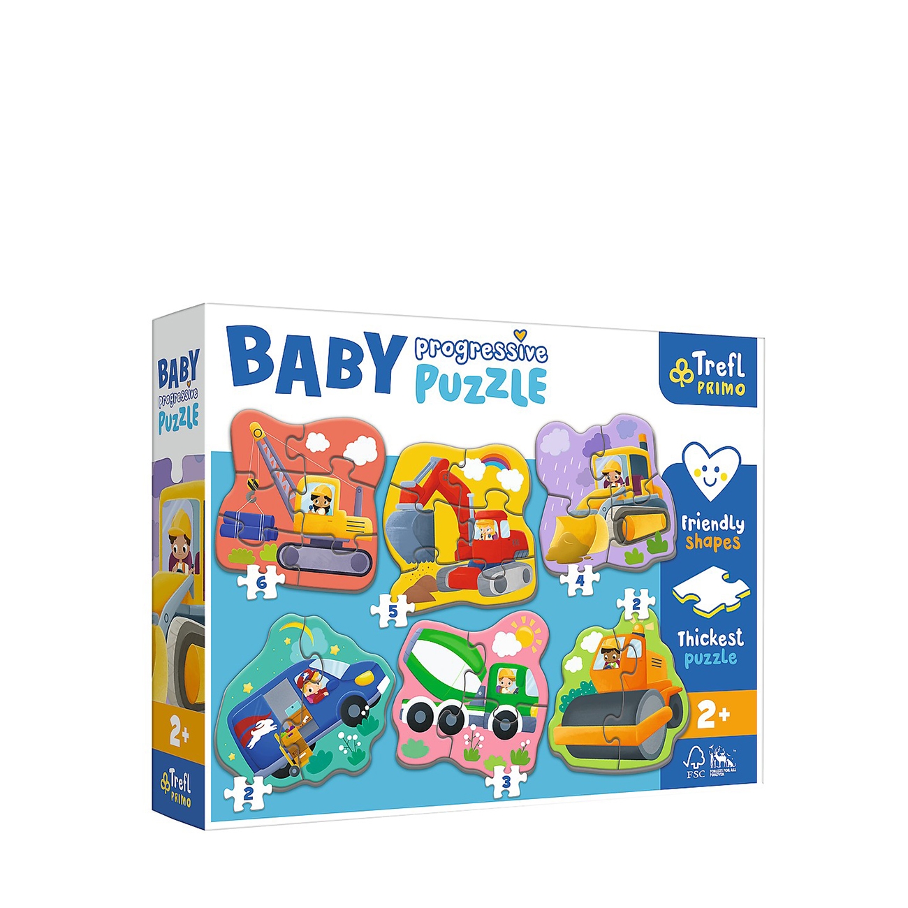 TREFL Baby Progressive Puzzle Vehicles | Duty Free | BestValue