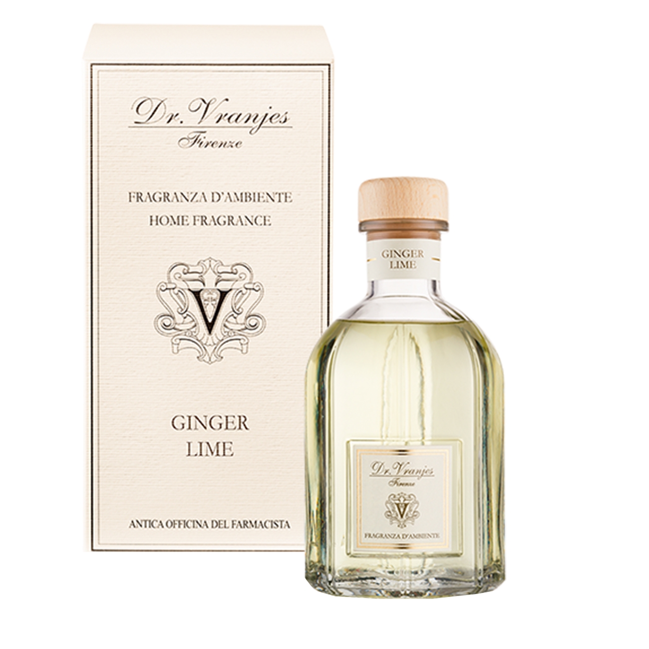 Dr. Vranjes Firenze Ginger Lime - Glass Bottle 250 ml| Duty Free | BestValue